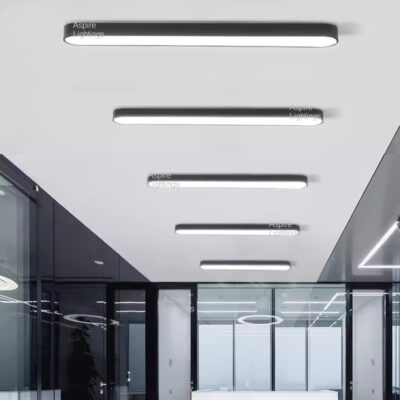 Office Lighting Rectangle Pendant Light - Elemental Rectangle - Aspire ...