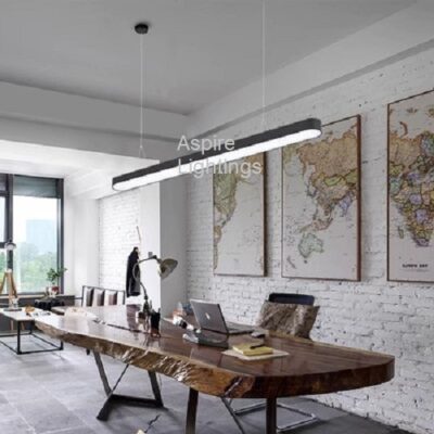 Office Lighting Rectangle Pendant Light - Elemental Rectangle - Aspire ...