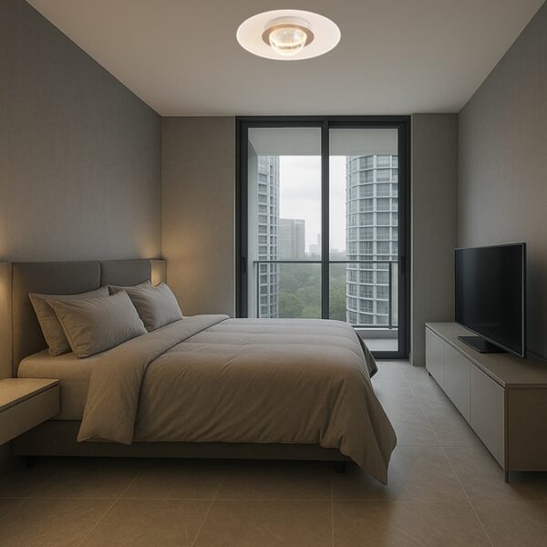 Luxury LED Ceiling Round Light With Remote for Bedroom & Living